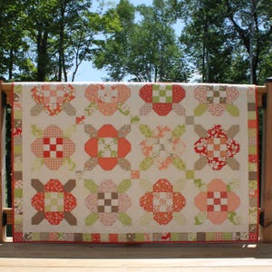 Garden Gate Quilt Pattern PDF by Jen Daly Quilts - Etsy
