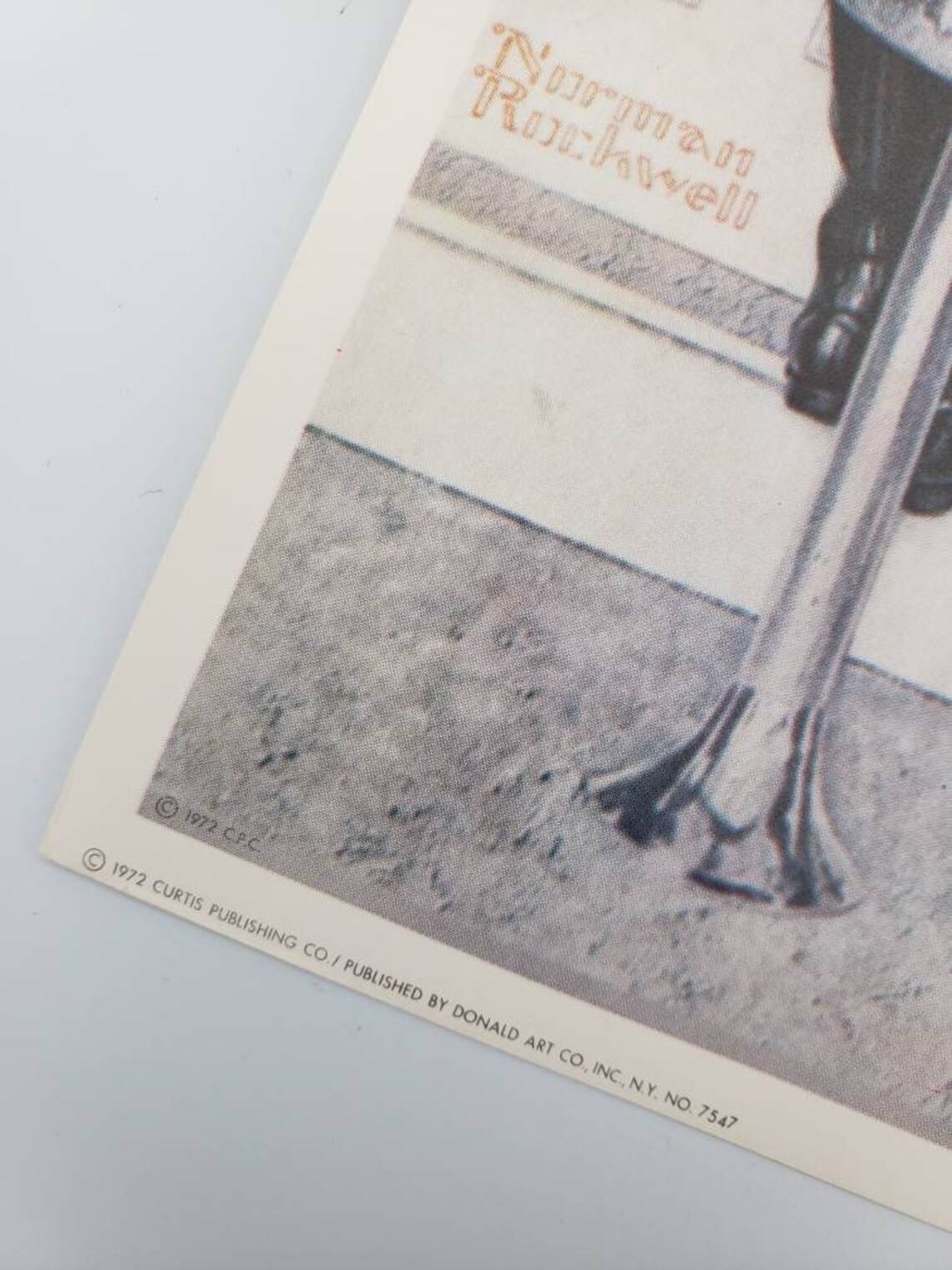 Norman Rockwell "the Runaway" Lithograph 1972, Curtis Publishing Co ...