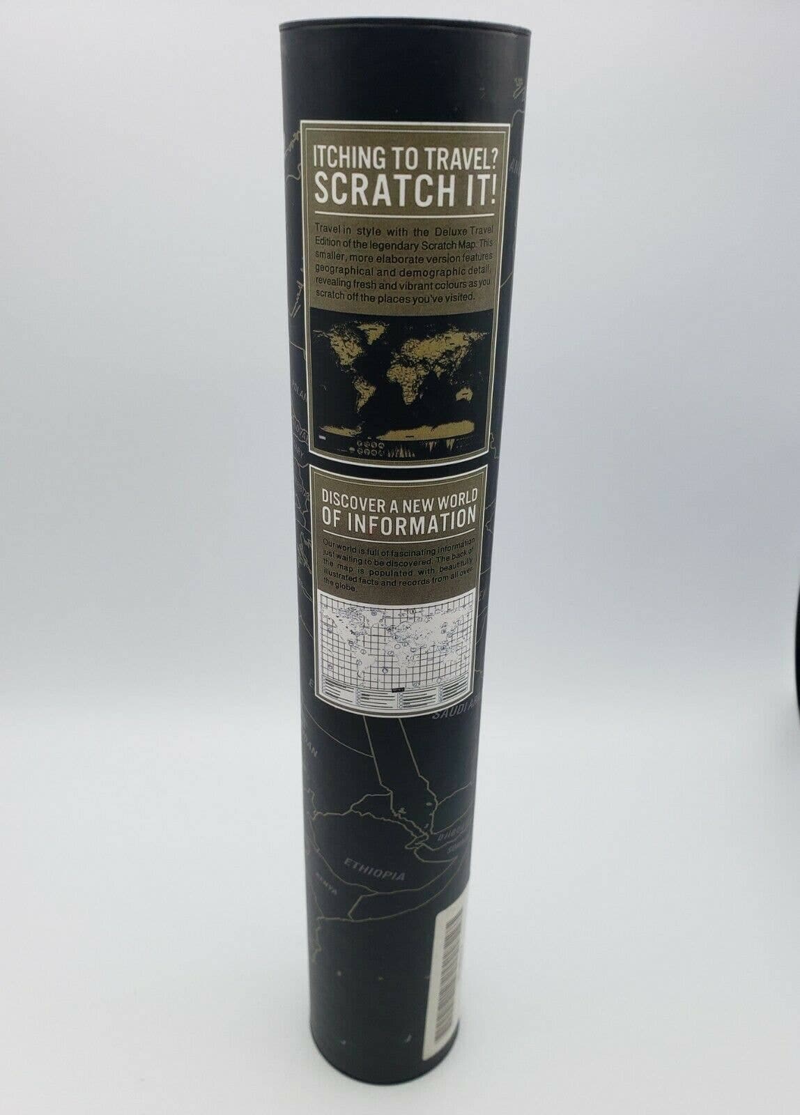 Deluxe Travel Edition Scratch off World Map Poster Personalized Journal ...