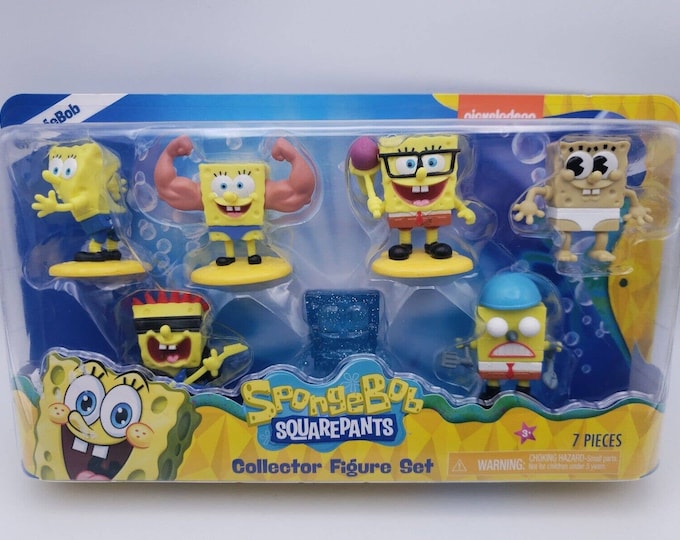 Spongebob Squarepants Collectible Figure Set, Kids Toys for Ages 3 Up ...