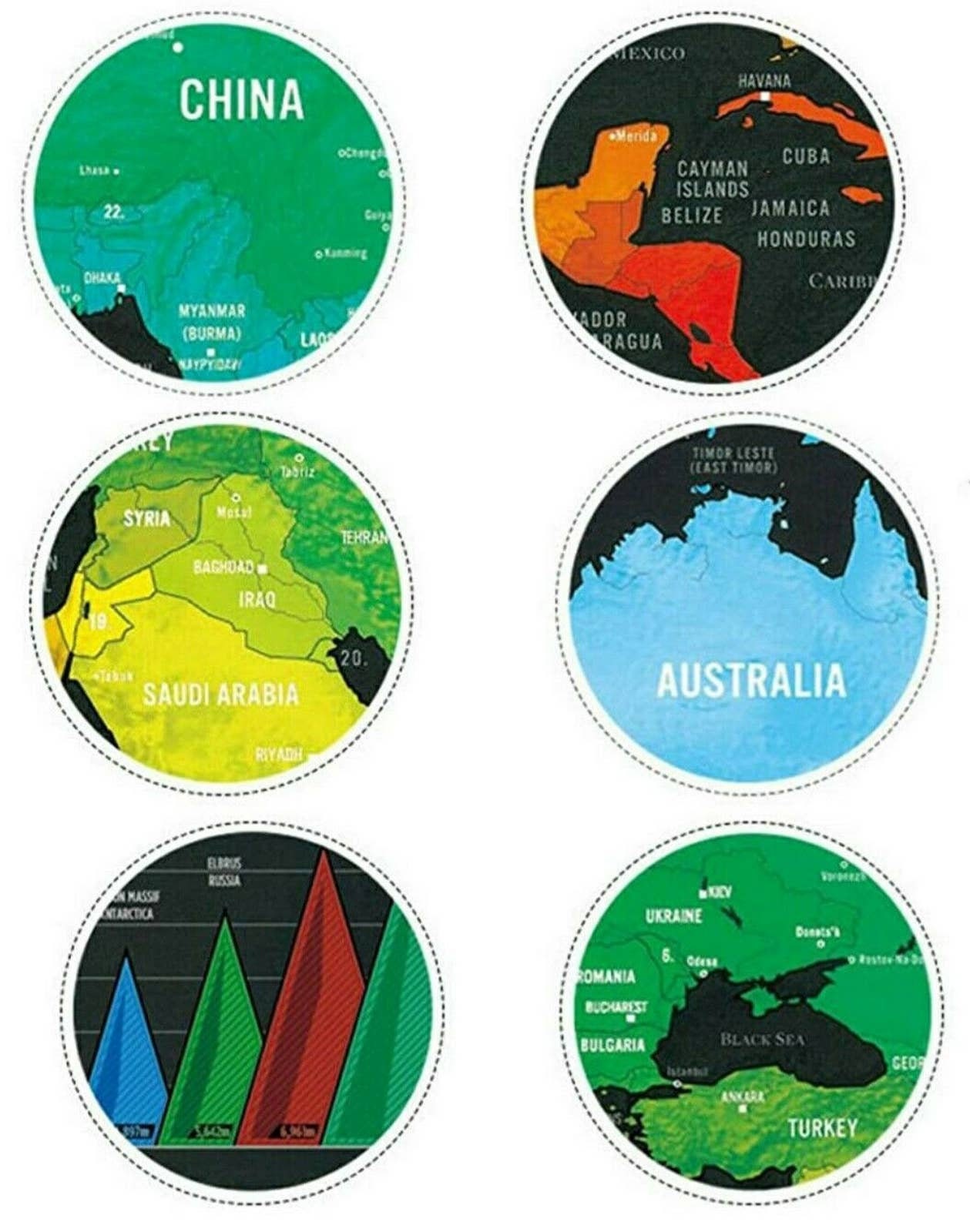 Deluxe Travel Edition Scratch off World Map Poster Personalized Journal ...