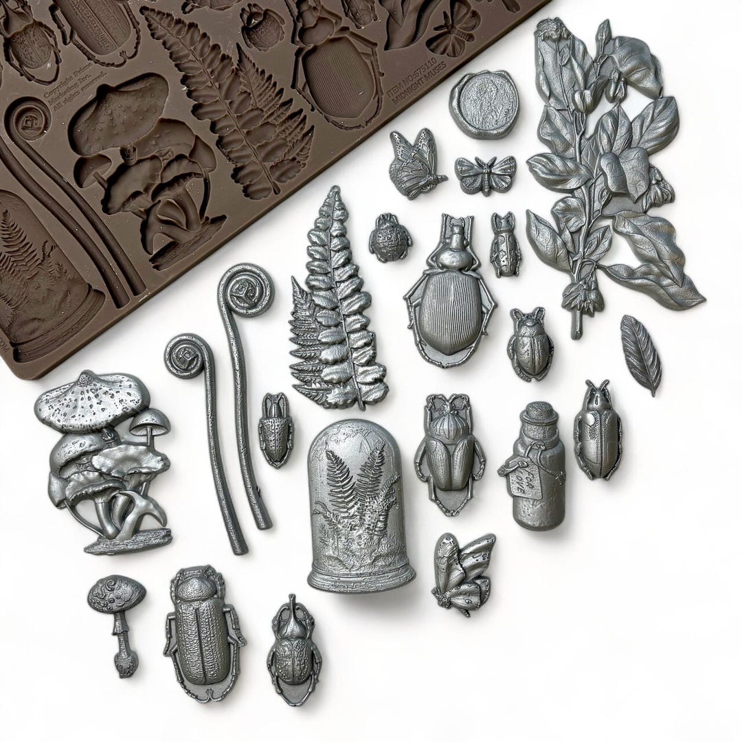 New! Redesign With Prima Molds MIDNIGHT MUSES || Resin Mold Polymer ...