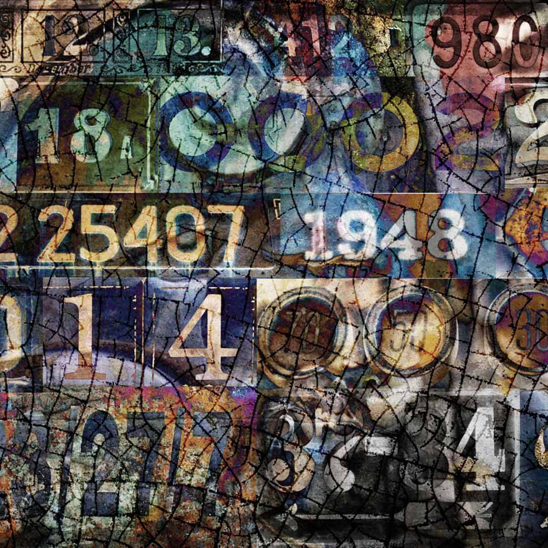 A4 Decoupage Paper NUMBER MOSAIC || Decoupage Queen Washi Rice Papers ...