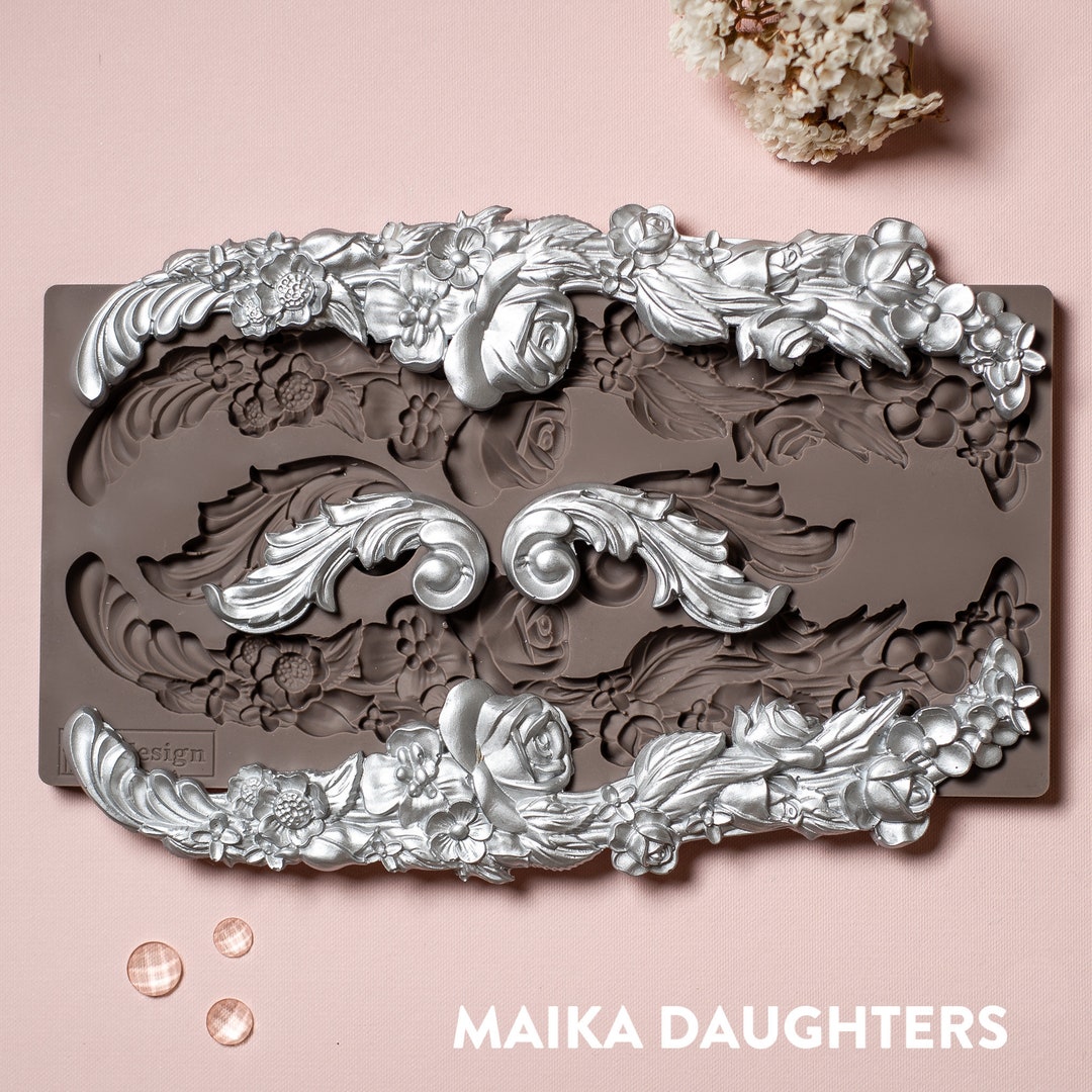 Silicone Moulds Redesign With Prima DELICATE FLORAL - Etsy