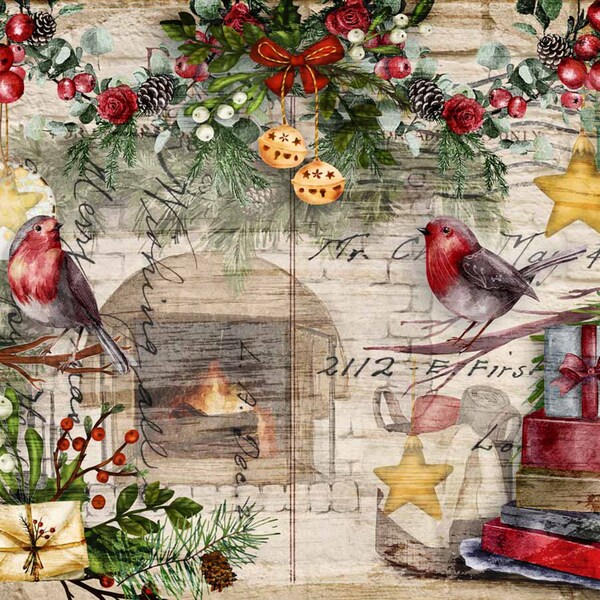 Christmas Rice Paper - Etsy