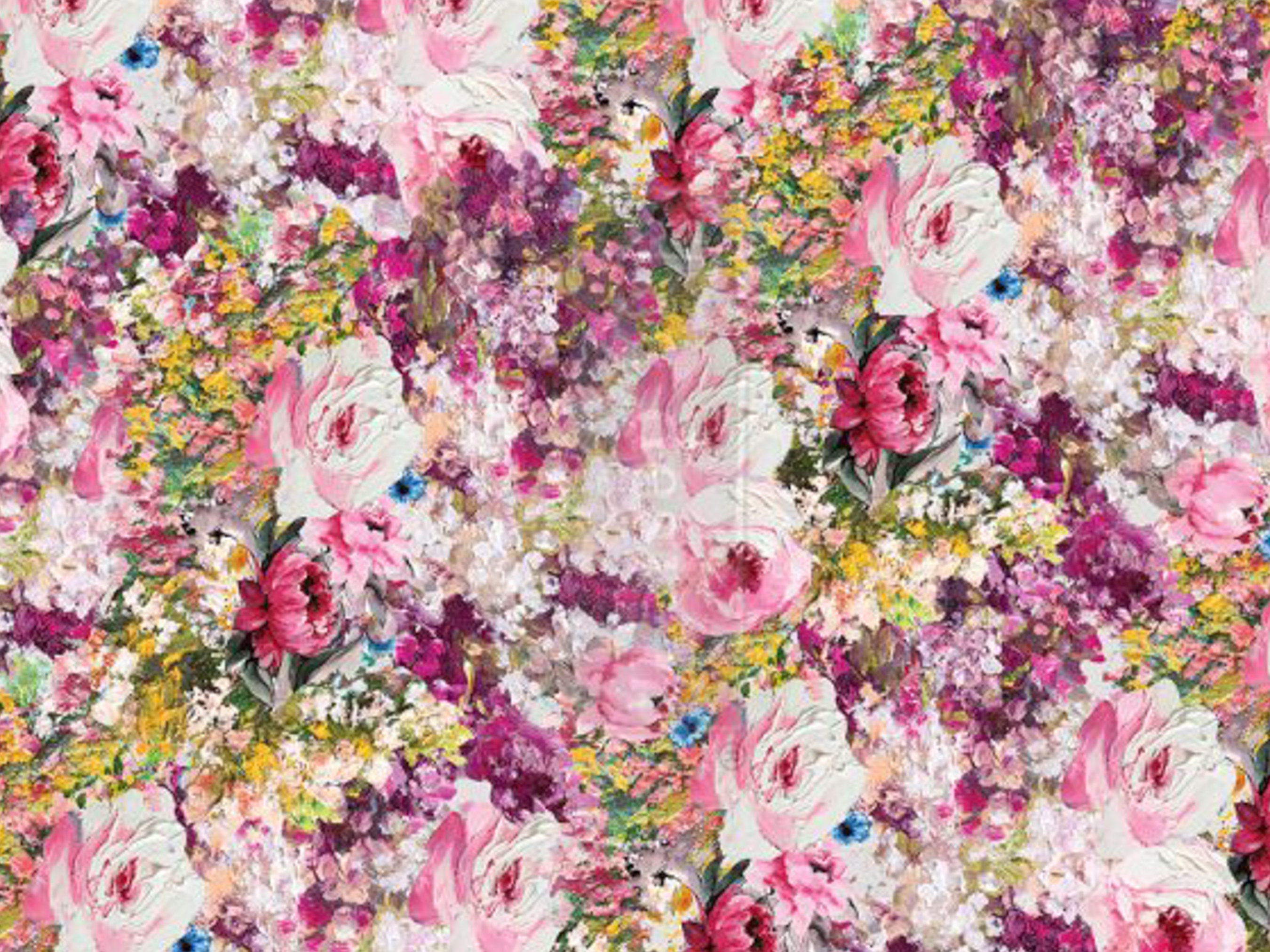 Fuchsia Meadow Decoupage Rice Paper Redesign With Prima - Etsy
