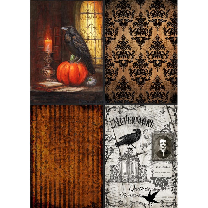 Halloween Rice Paper - Etsy
