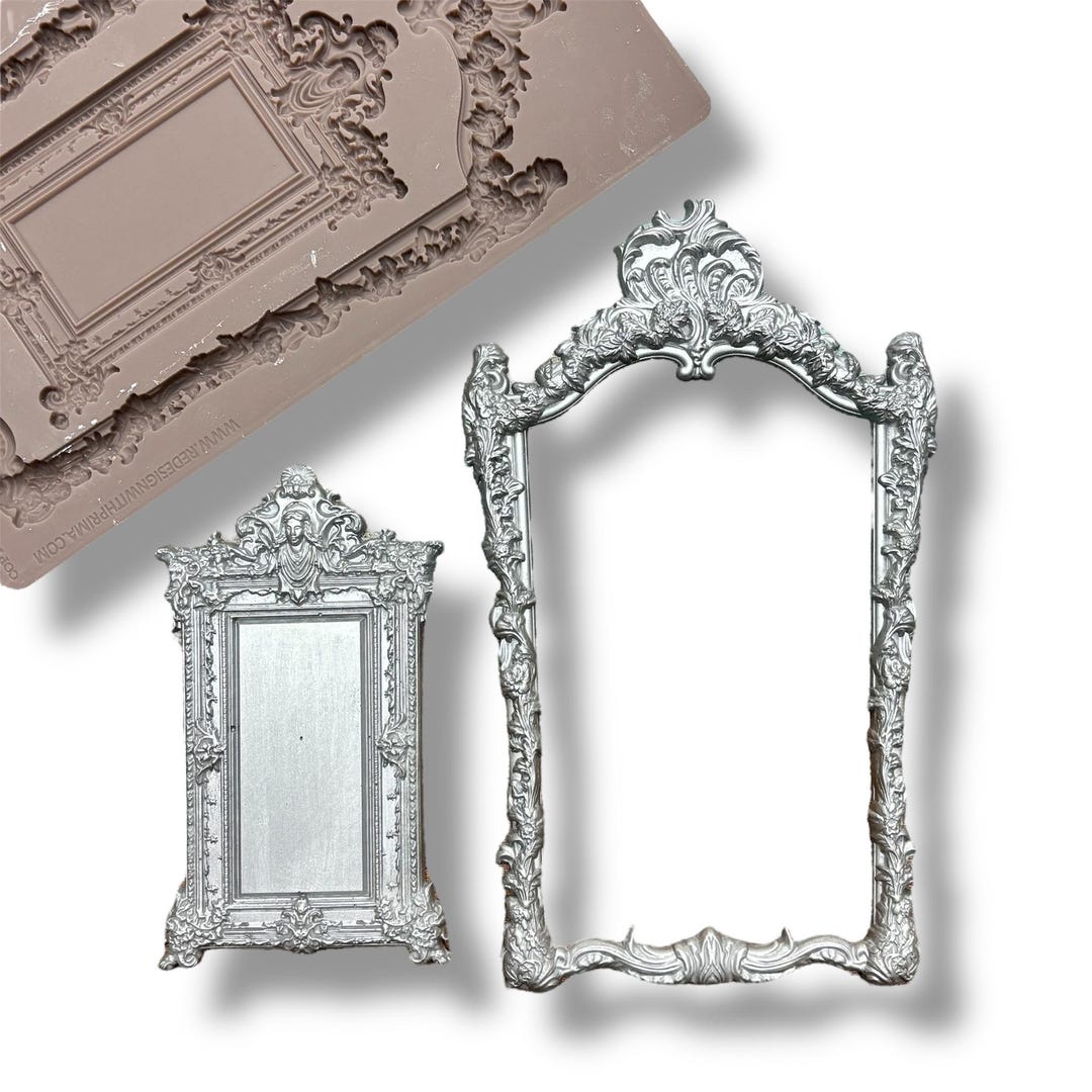 New! Redesign With Prima Molds VINTAGE REFLECTION || Resin Molds ...