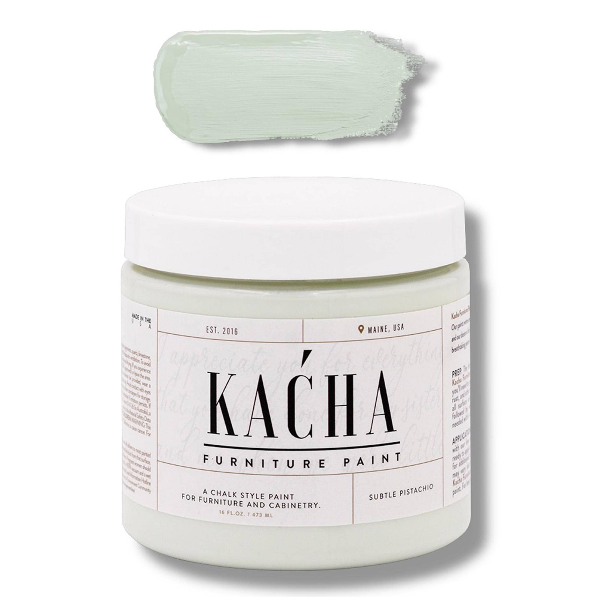 KACHA Furniture Paint "subtle Pistachio" | Chalk Style Finish - Etsy