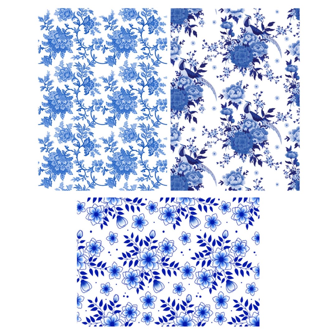 Decoupage Paper CHINOISERIE for Small Furniture || Size: A3 (3 Pack ...