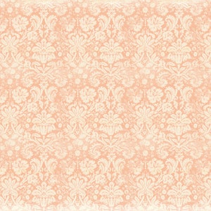 Large Decoupage Paper for Furniture PEACH DAMASK Redesign With Prima ...