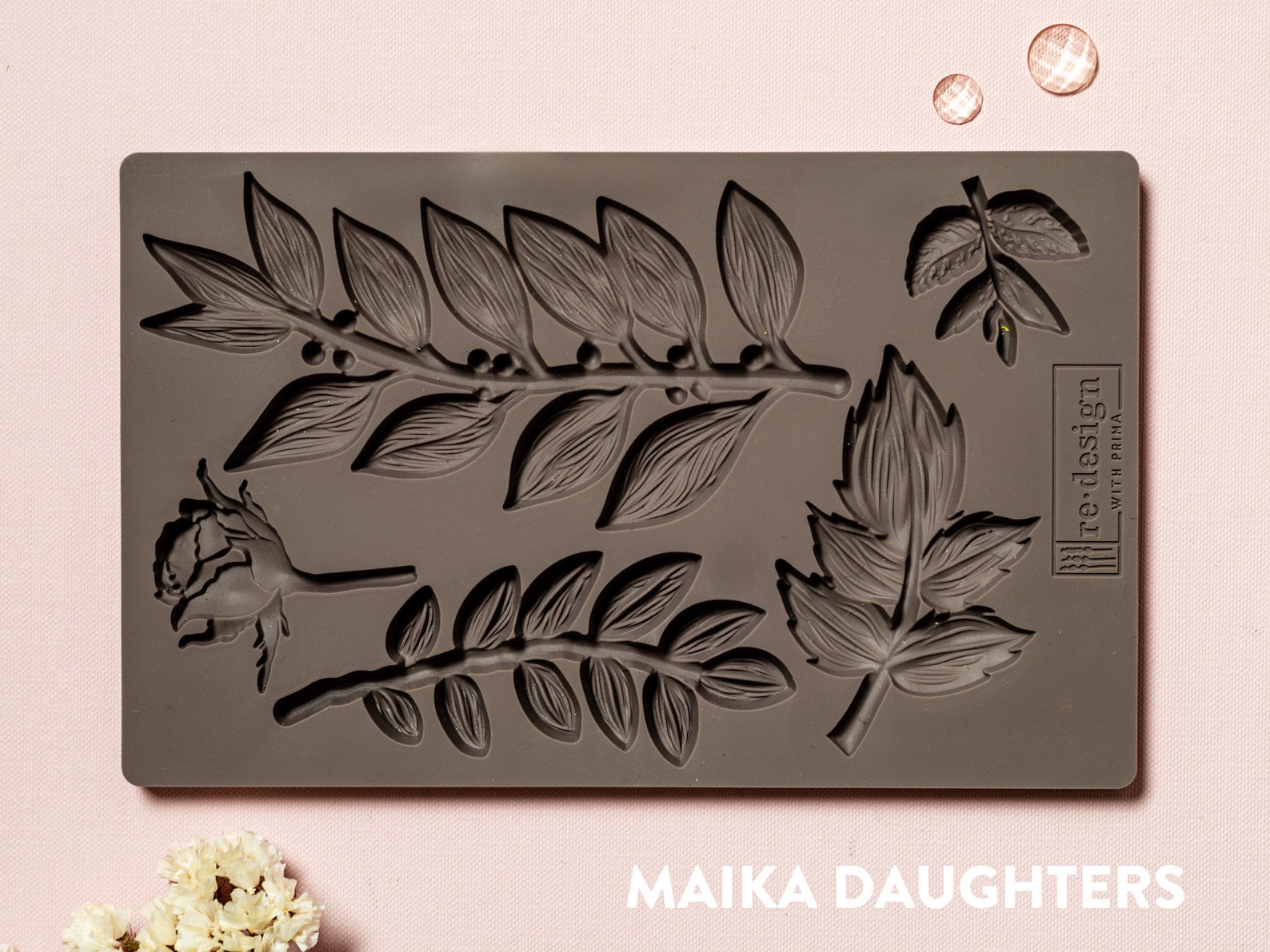 Prima Moulds Prima Redesign Moulds Prima LEAFY BLOSSOMS | Etsy