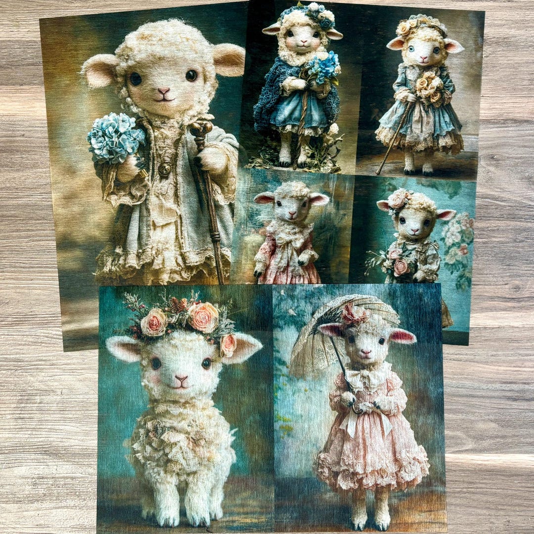 New! Redesign Decoupage Paper SHEPHERDS COTTAGE CHARM || Redesign With ...