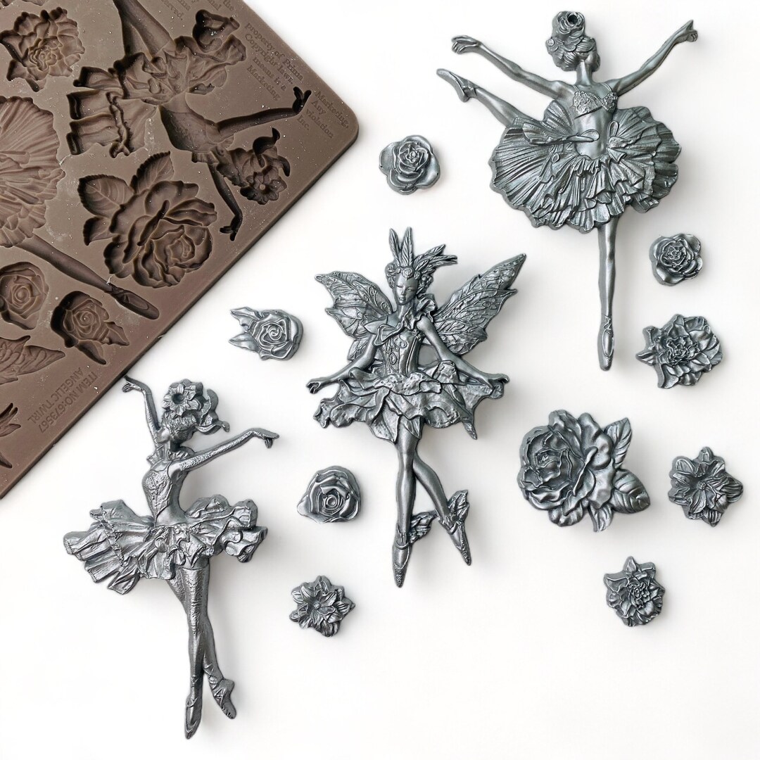 Silicone Mold for Resin ANGELIC TWIRL Redesign With Prima Molds ...