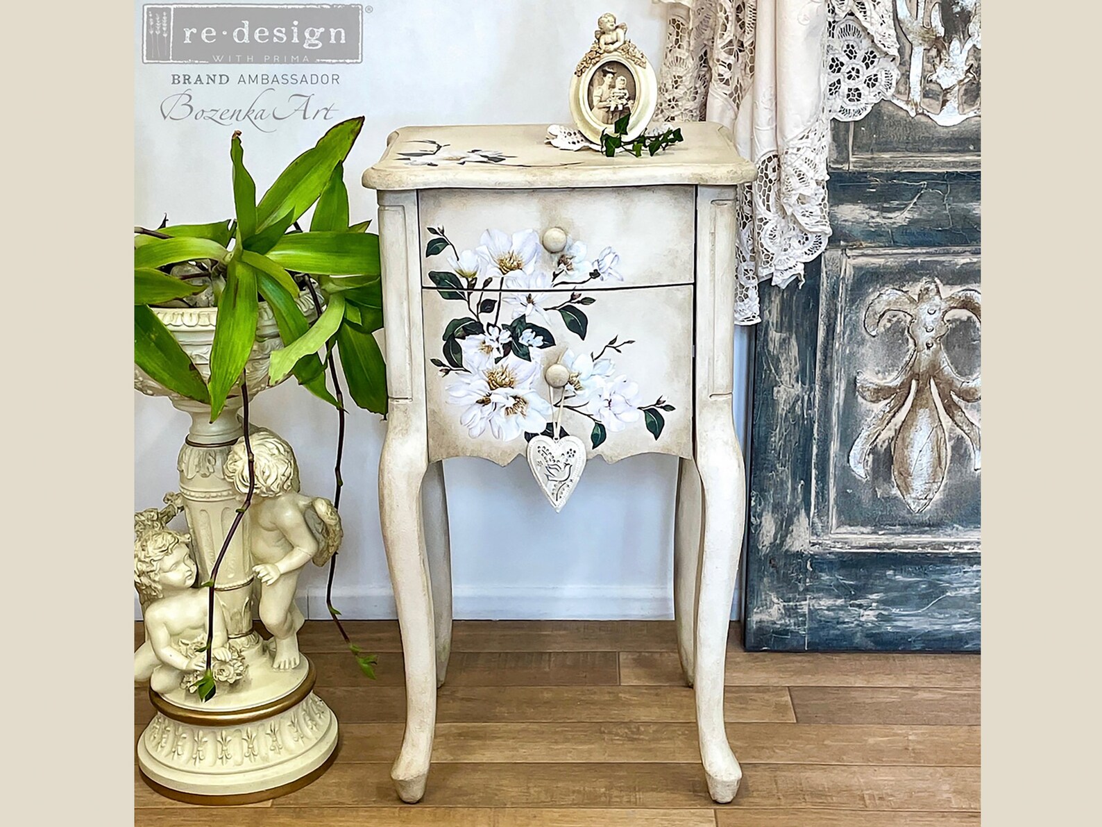 White Magnolia Rub on Transfers Redesign With Prima - Etsy