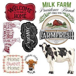 Home & Farm Rub on Transfer for Furniture Redesign With Prima Includes ...