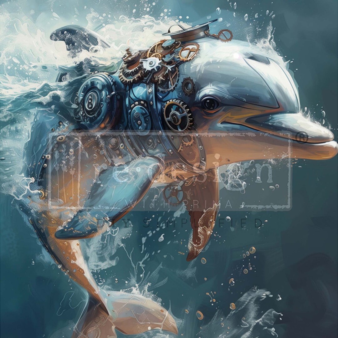 Large Decoupage Paper for Furniture GEAR FIN || Redesign With Prima ...