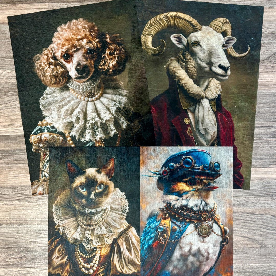 New! Redesign Decoupage Paper LORDS AND LADIES of the Wild || Redesign ...