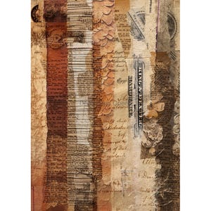 New AUTUMN EPHEMERA A4 Rice Decoupage Paper for Crafting Decoupage ...