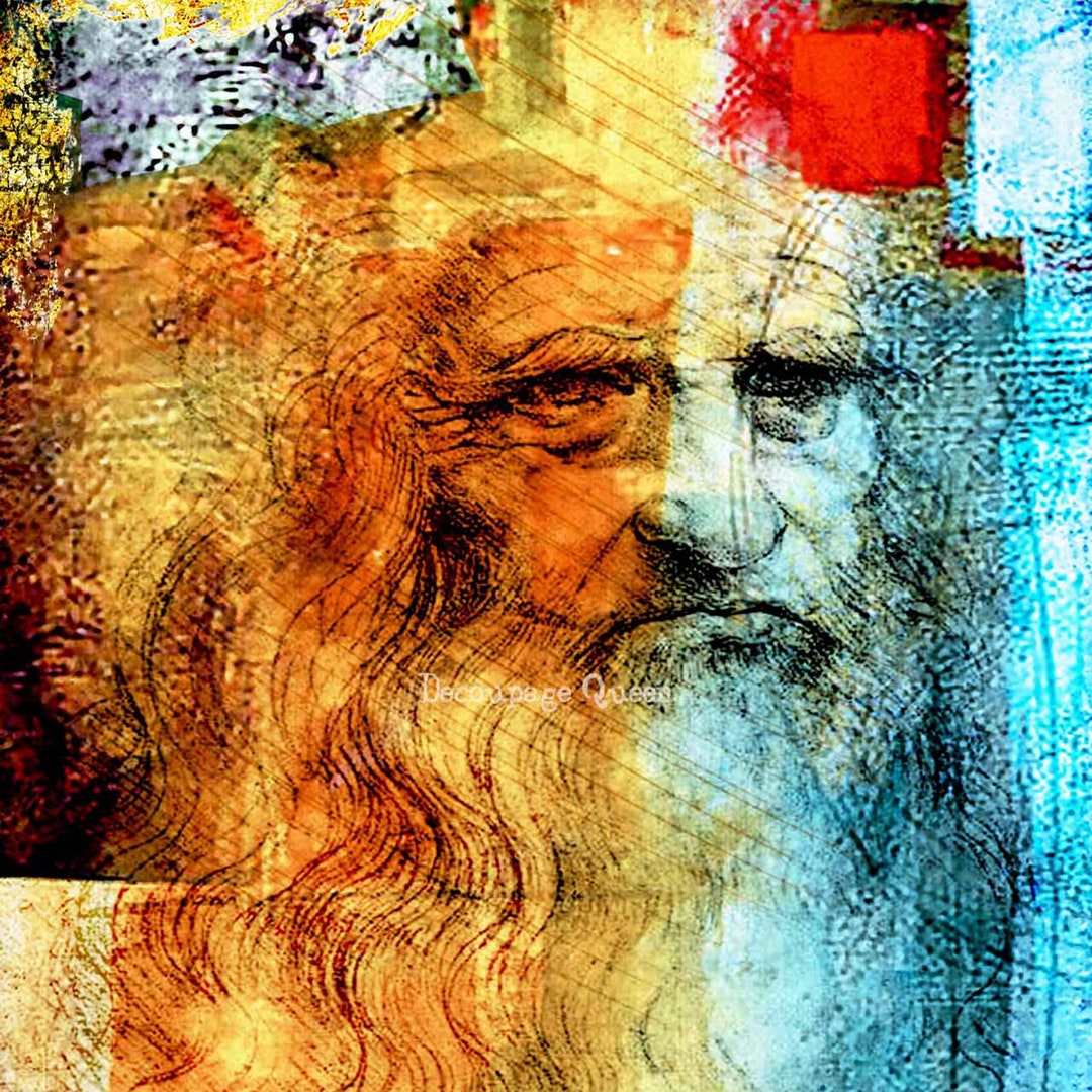 A1 Large Decoupage Paper for Furniture THE DAVINCI CODE || Decoupage ...