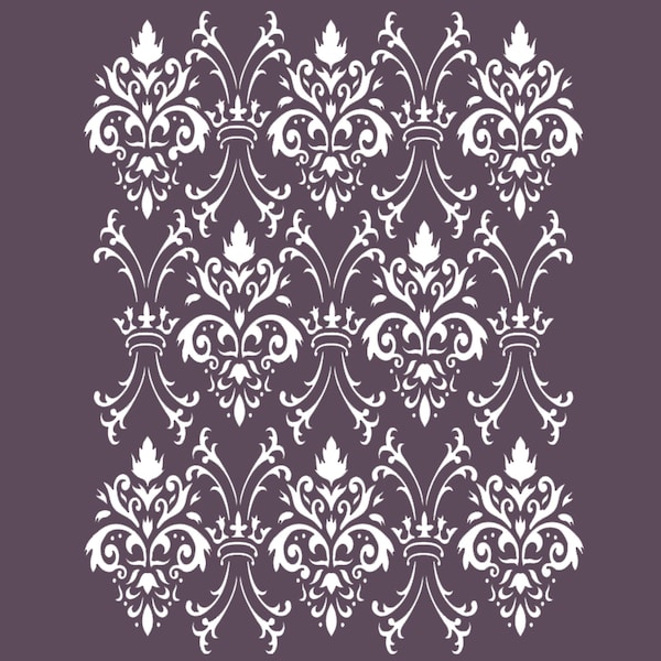 Damask Stencil - Etsy