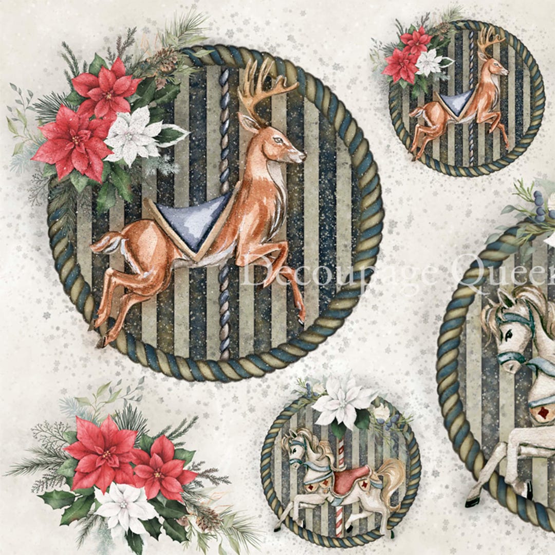 Decoupage Paper for Crafting JOLLY || Size: A3 || Decoupage Queen ...