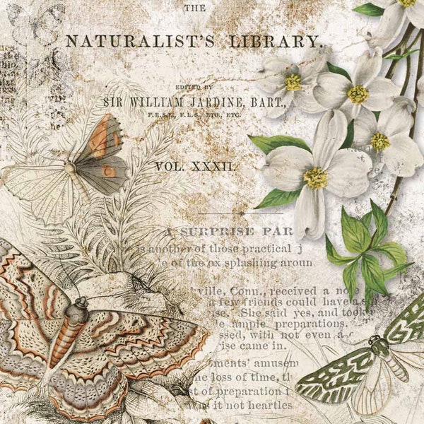 Floral Rice Paper Decoupage - Etsy