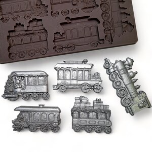 Train Silicone Molds 3d - Etsy