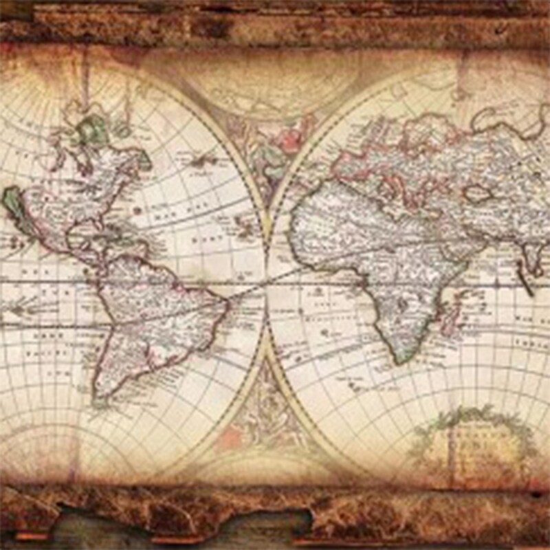 Decoupage World Map - Etsy