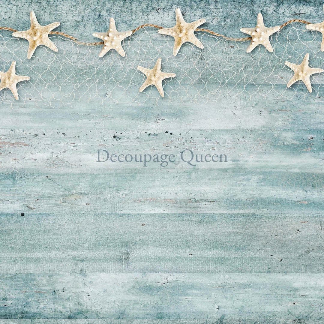 A4 Decoupage Paper for Crafting SEA SPRAY Decoupage Queen Rice Paper ...