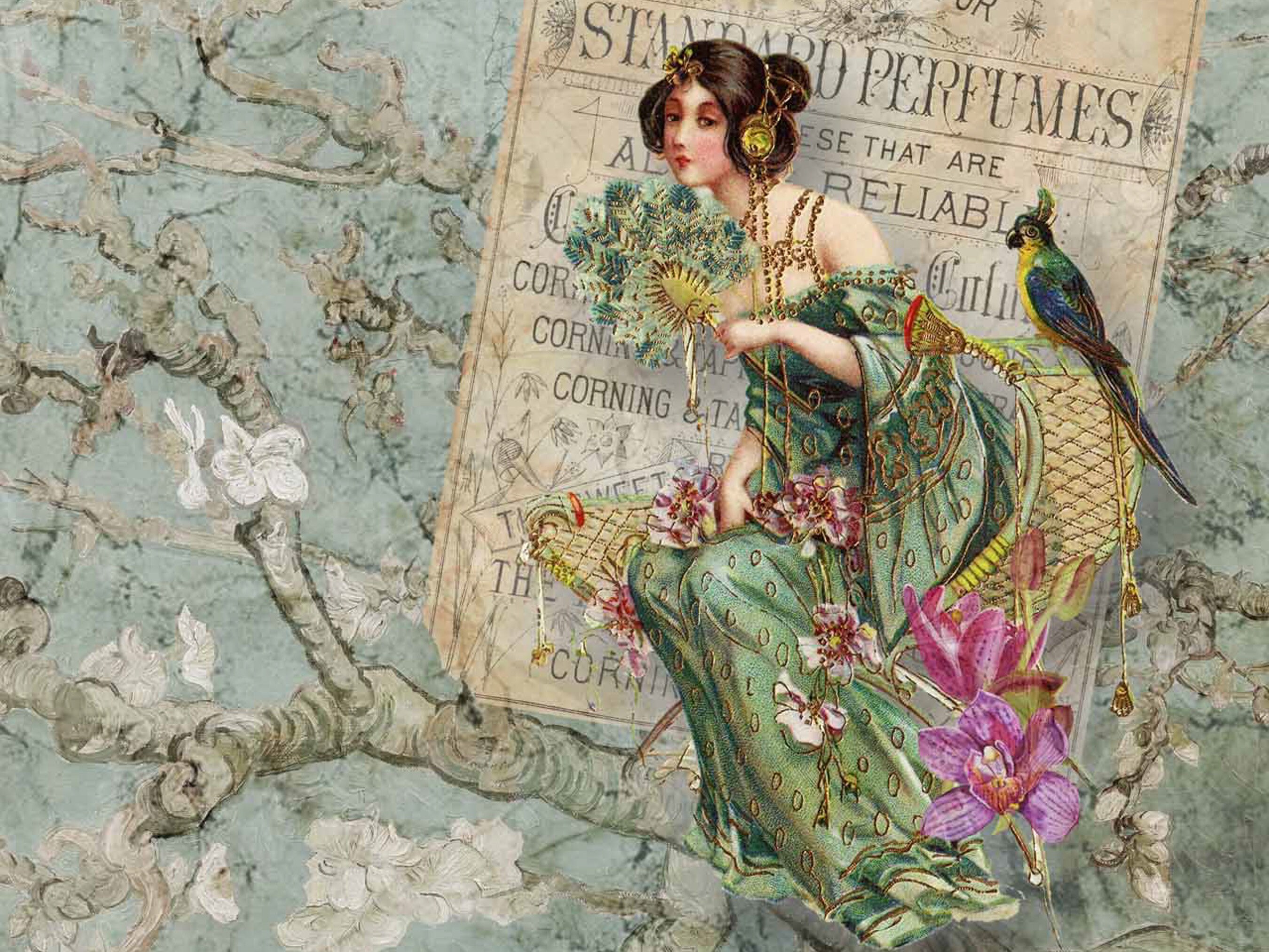 Rice Paper Decoupage SWEET PERFUME Decoupage Furniture Etsy rice-paper-decoupage-sweet-perfume-decoupage-furniture-etsy