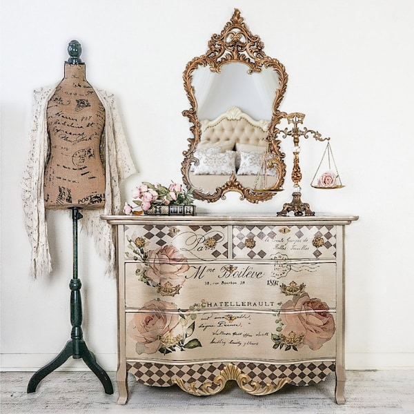 Shabby Chic Furniture Decals - Etsy