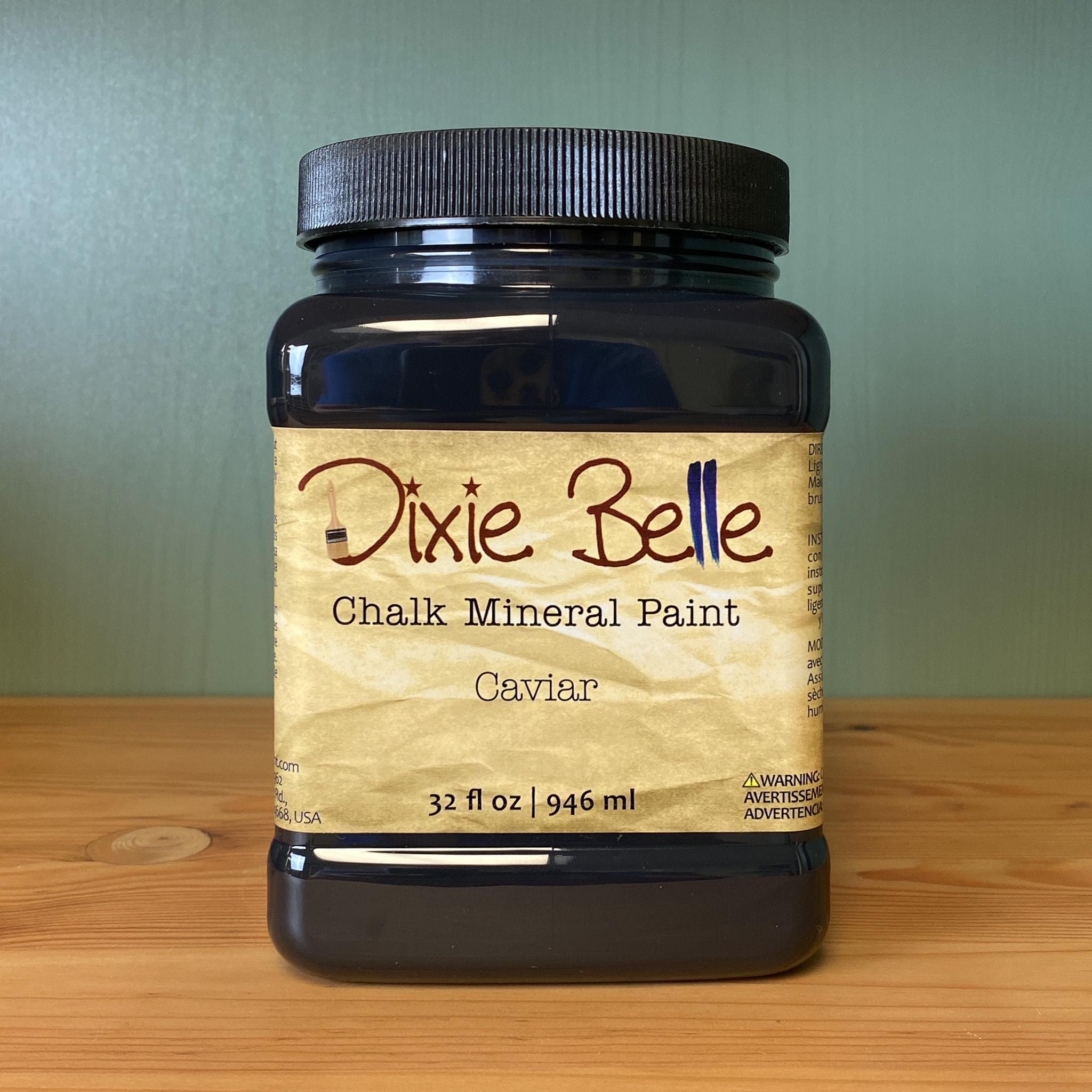 Dixie Belle Caviar 32oz Chalk Mineral Paint – True Matte Black Furniture Paint - Quart - Etsy