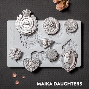 Resin Molds ANCIENT EMBLEMS || Dadarkar Art Silicone Mold || Polymer ...