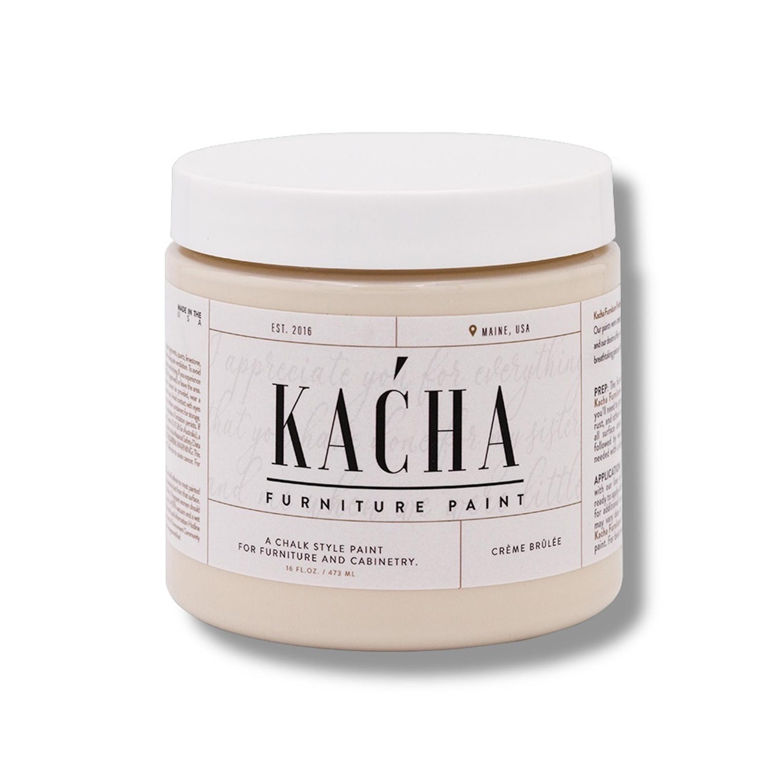 KACHA Creme Brulee Chalk Style Furniture Paint | Warm Beige - Etsy