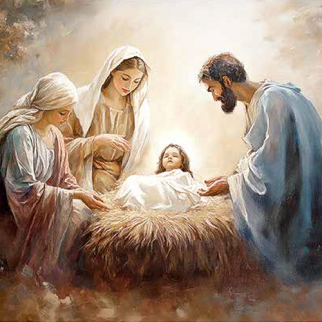 New Rice Decoupage Papers for Furniture PEACEFUL NATIVITY SCENE Paper ...