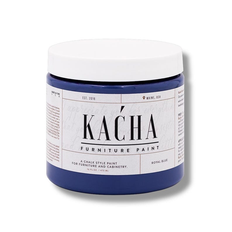 Royal Blue Chalk Style Paint | KACHA Furniture & Cabinetry - Etsy