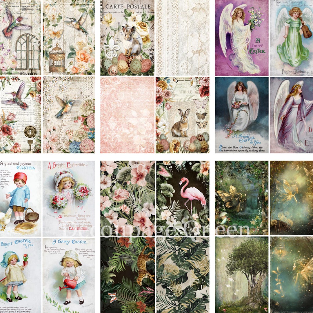 Decoupage Paper for Crafting SPRING 2025 MINIS || Size: A3 || Decoupage ...