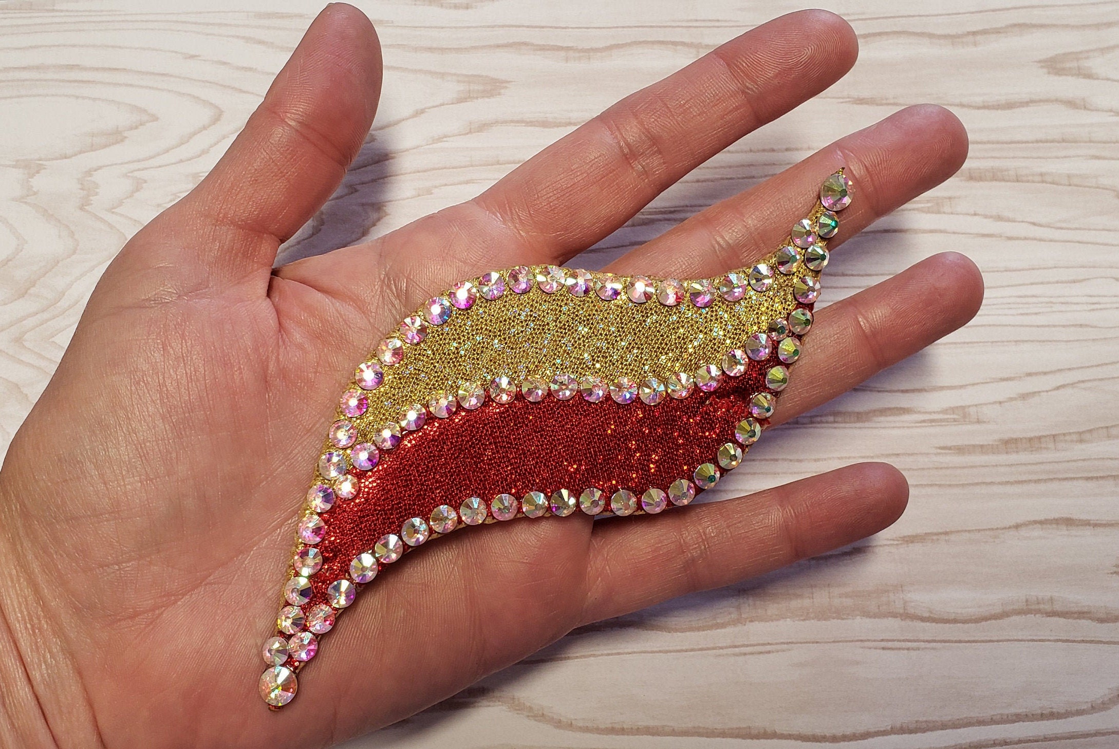 CUSTOM MADE Double Swish Baton Twirling or Ice Skating Hair Piece - Etsy