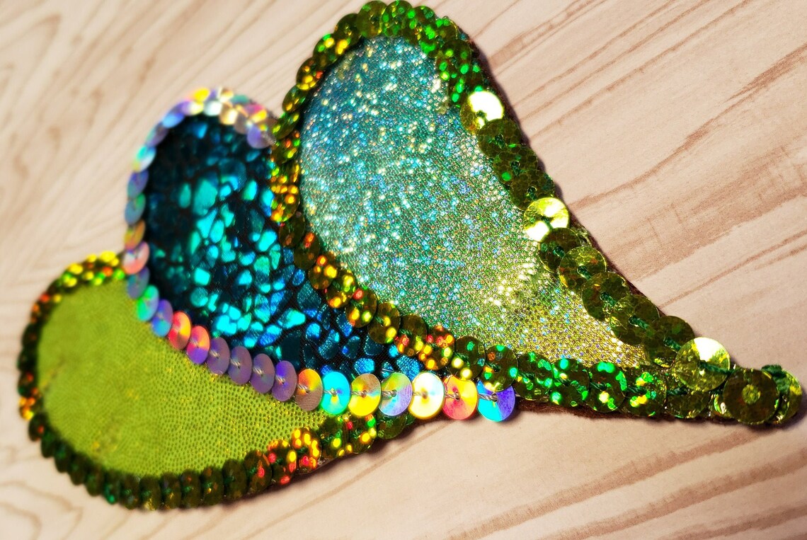 CUSTOM MADE Triple Feather Baton Twirling or Ice Skating Hair Piece - Etsy