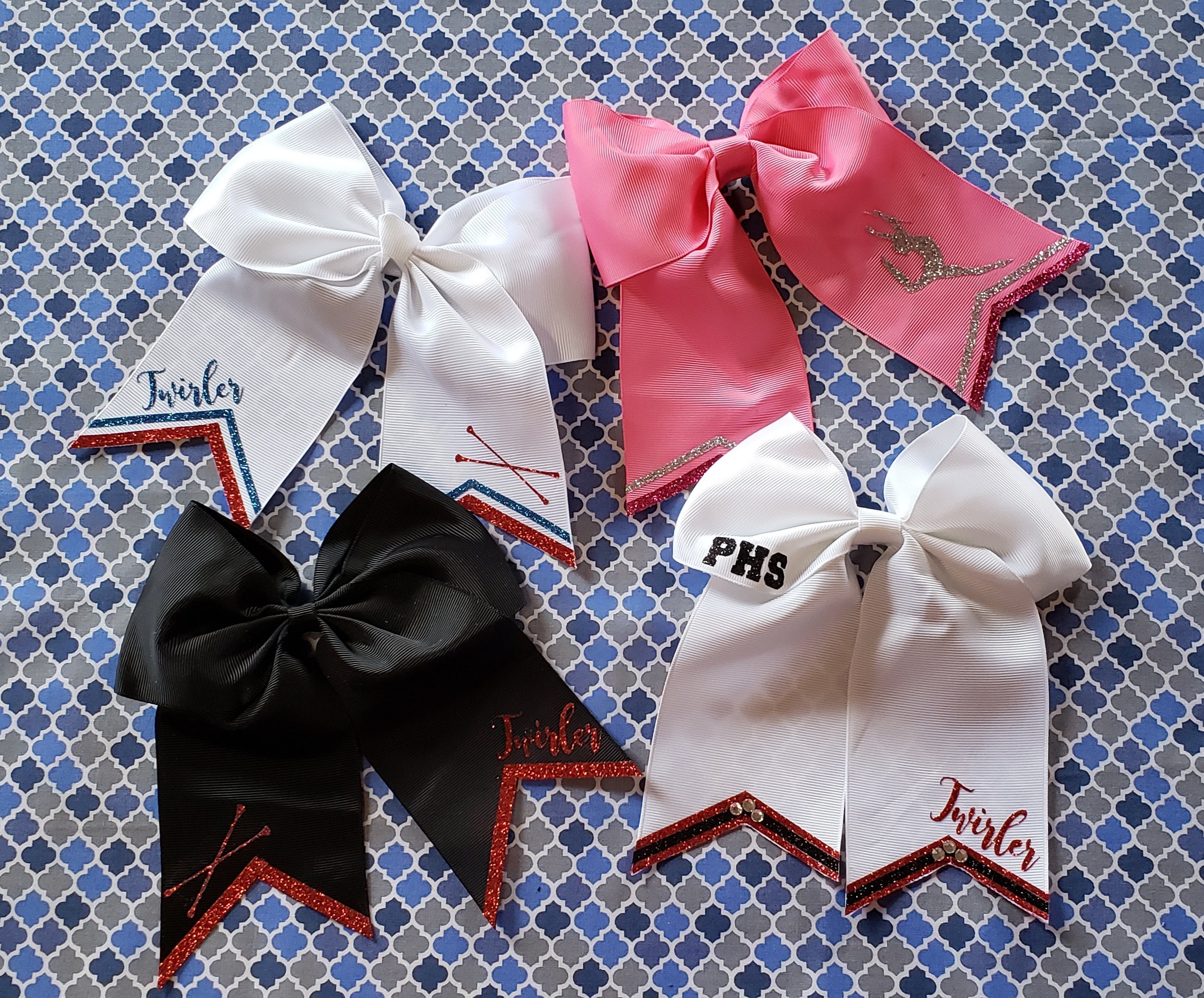 CUSTOM MADE Baton Twirling Spirit Hair Bow - Etsy Israel
