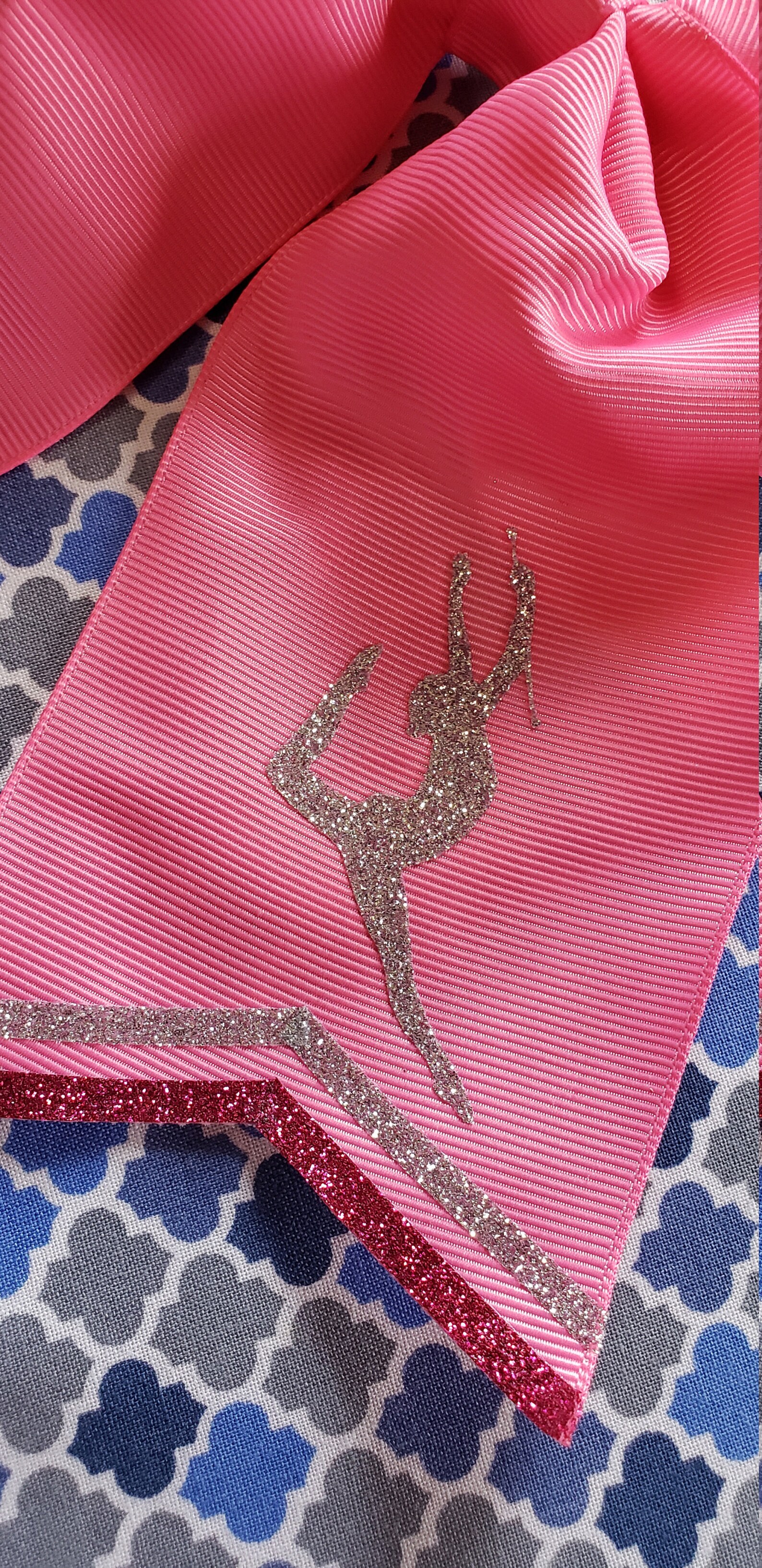 CUSTOM MADE Baton Twirling Spirit Hair Bow - Etsy