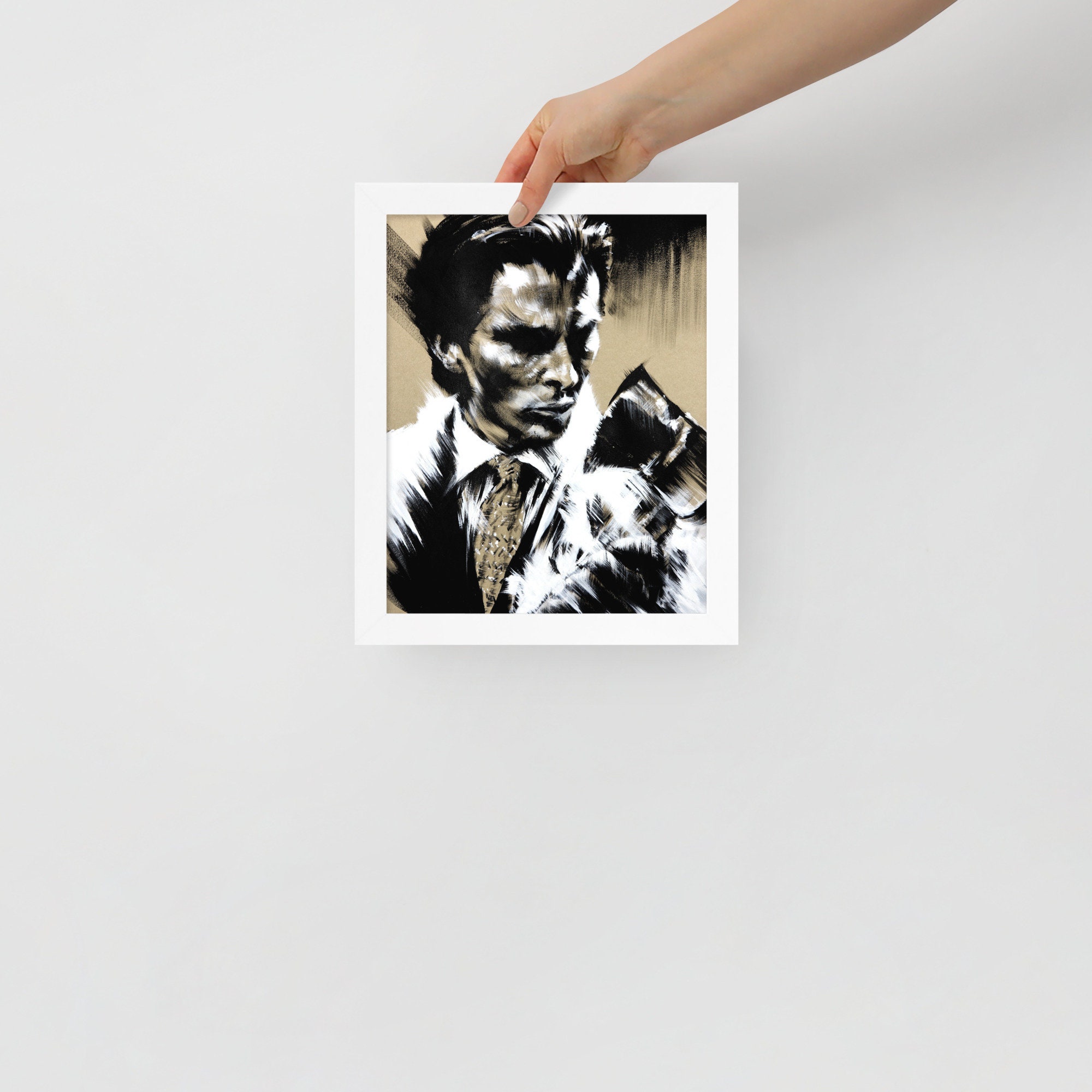 Patrick Bateman Toned Painting/drawing American Psycho - Etsy