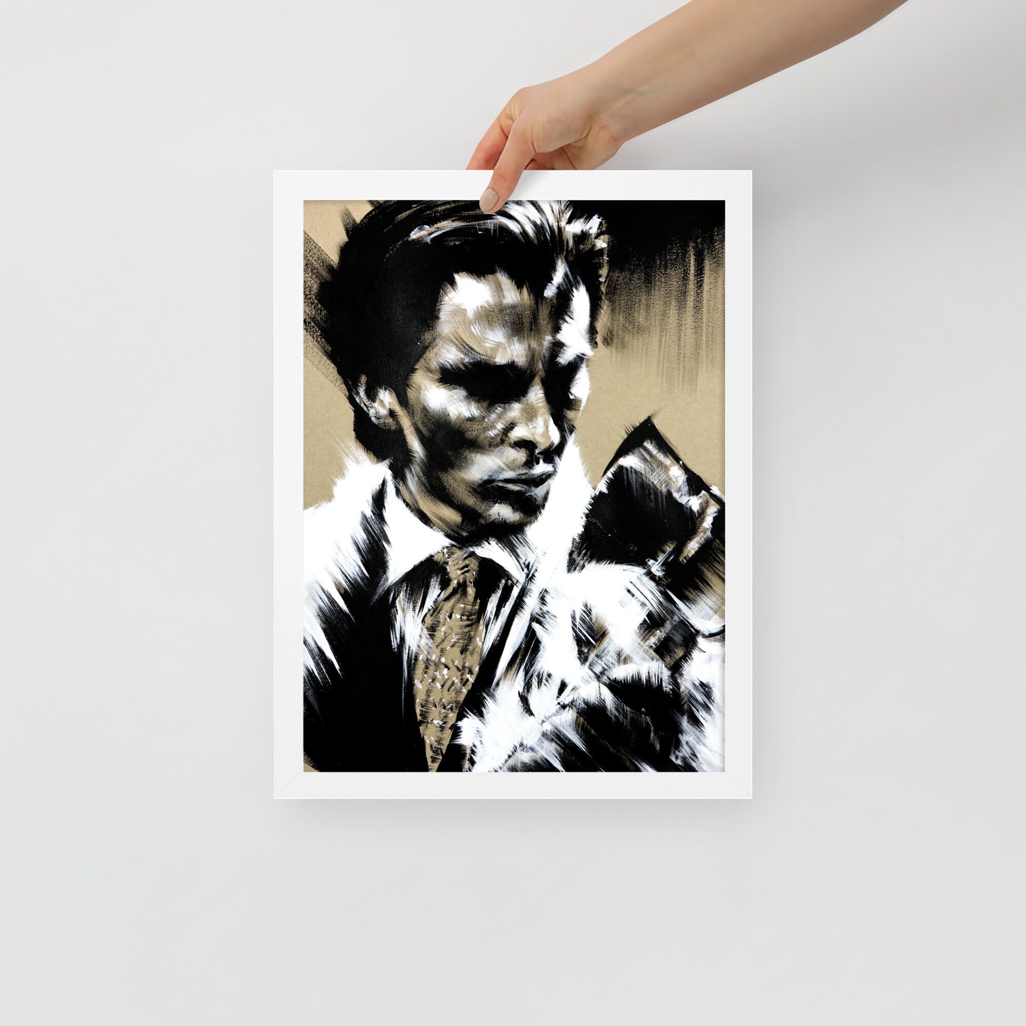 Patrick Bateman Toned Painting/drawing American Psycho - Etsy