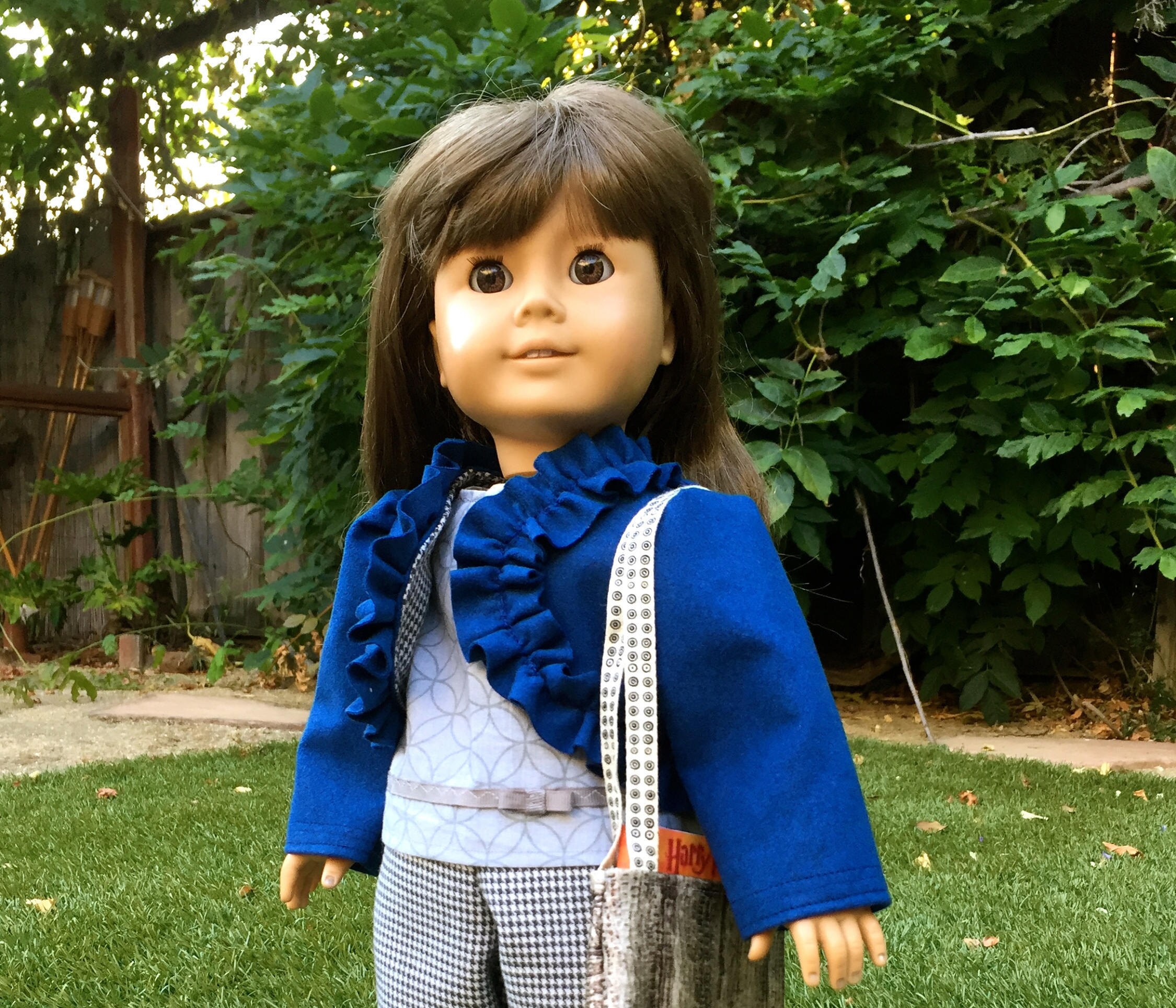 Blue Suedette Bolero Jacket - Handmade 18 Inch Doll Clothes - Etsy