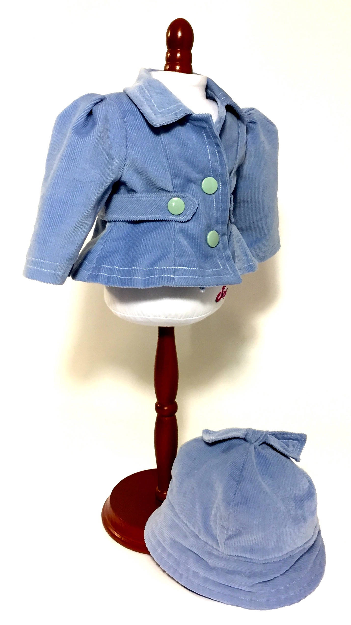 Blau Tab Mantel - 18 Zoll Puppe Kleidung - Etsy.de