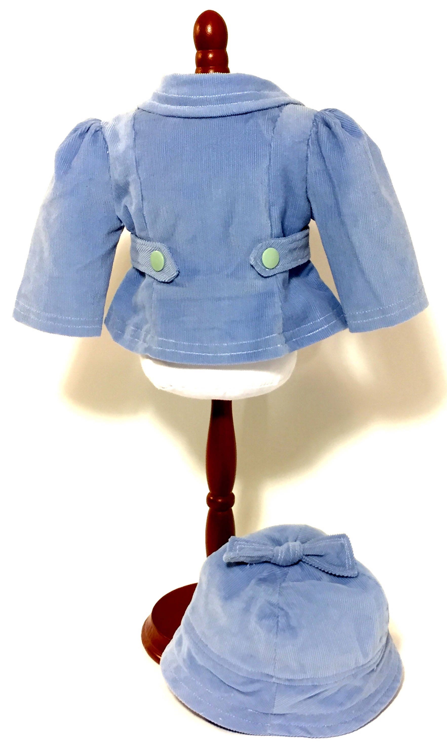 Blau Tab Mantel - 18 Zoll Puppe Kleidung - Etsy.de