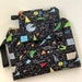 Math Print Zipper Pouch: Calculus Equations, Large Cotton Pencil Case ...