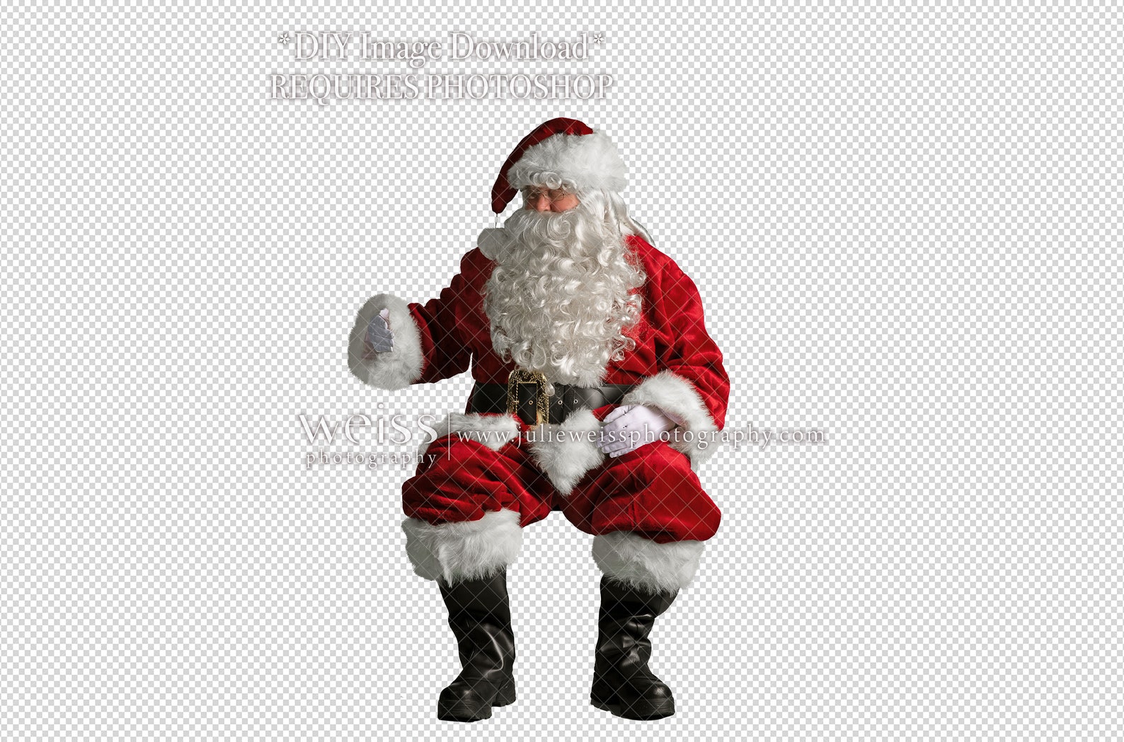 Mall Santa Claus Digital Background Backdrop - Etsy