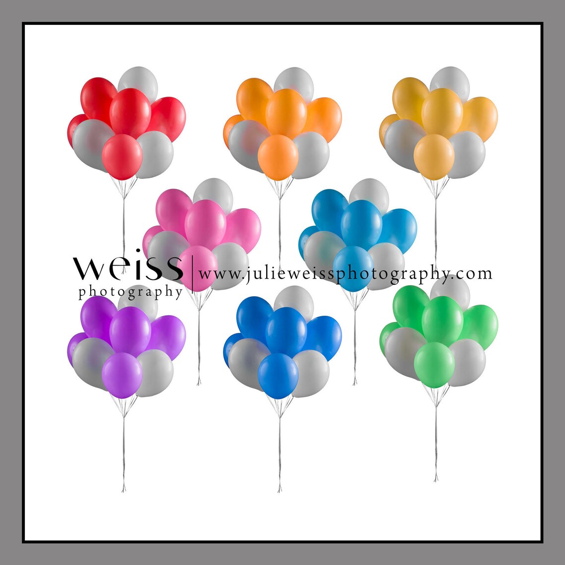 PNG Digital Balloons for Photography Compositing | Etsy